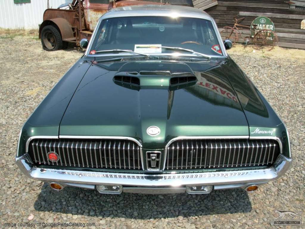 Hood With Built In Scoop - Fiberglass Frame - New ~ 1967 - 1968 Mercury ...