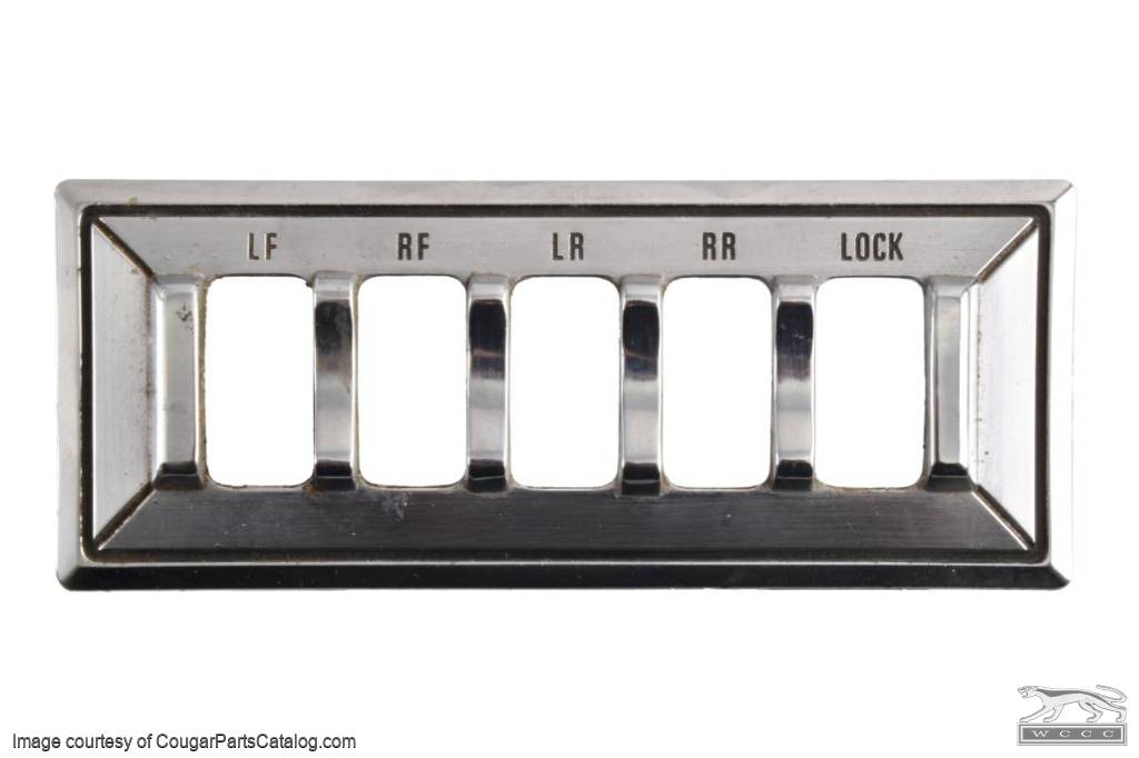 Bezel - Power Window Master Switch - Grade B - Used ~ 1970 - 1972 ...