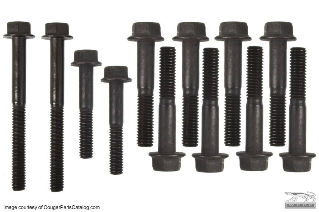 Bolt Set - Intake Manifold - 351C-4V - Repro ~ 1970 - 1973 Mercury ...