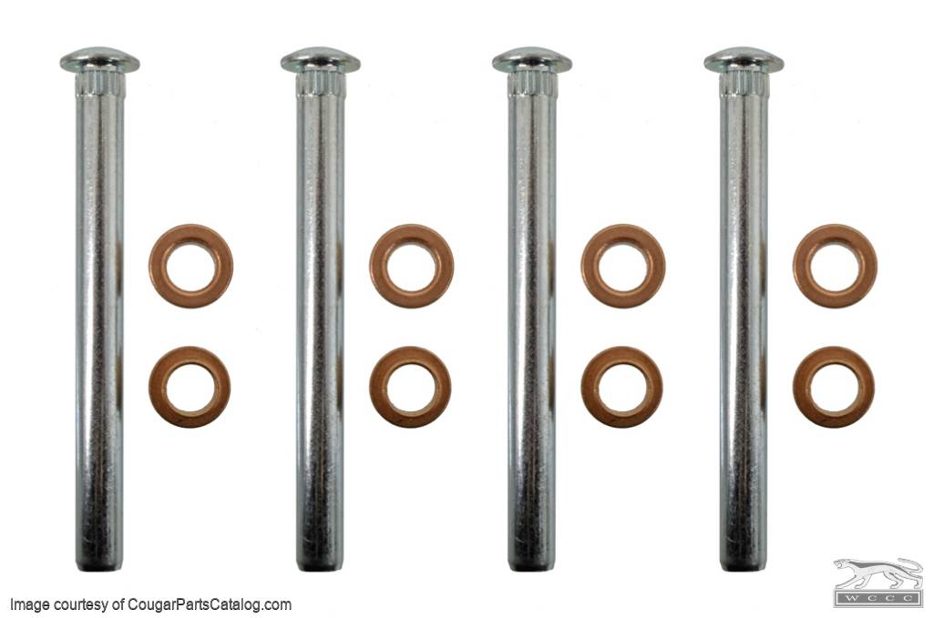 Door Hinge Pin Kit - Late 1968 + - Repro ~ 1968 - 1973 Mercury Cougar ...