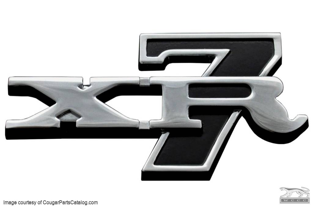 Emblem - XR7 - C Pillar / Trunk - EACH - Repro ~ 1967 - 1968 / 1971 ...