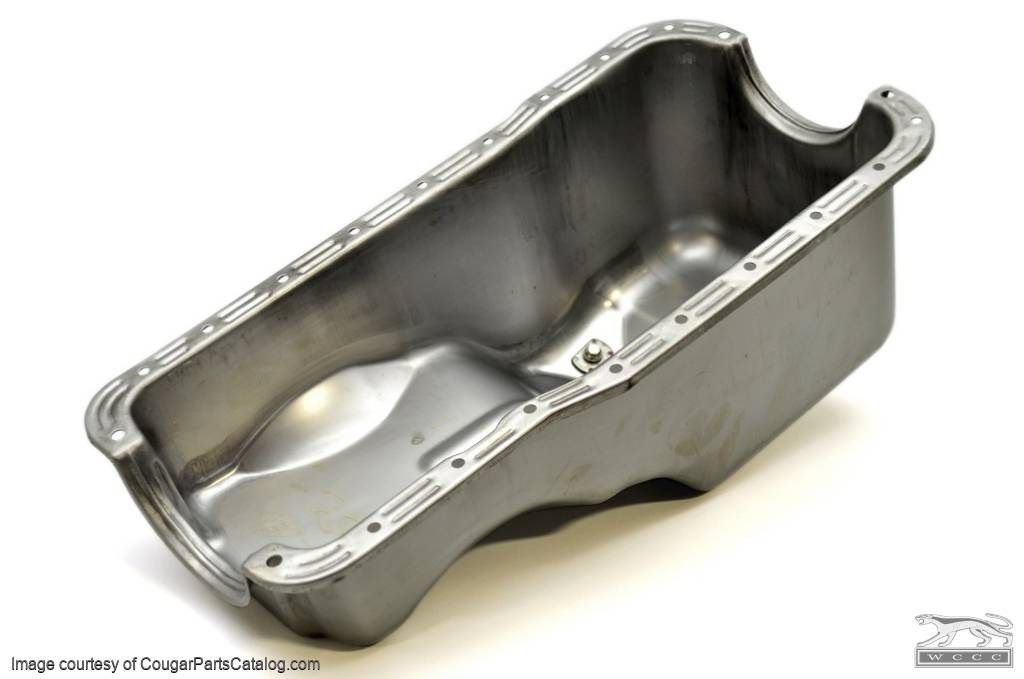 Oil Pan - 351W - BARE Metal - Repro ~ 1967 - 1973 Mercury Cougar ( 1967 ...