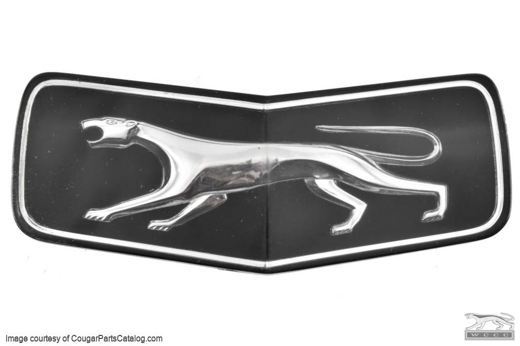Emblem - Upper Grille - Hood - STANDARD Walking Cat - NOS ~ 1973 ...