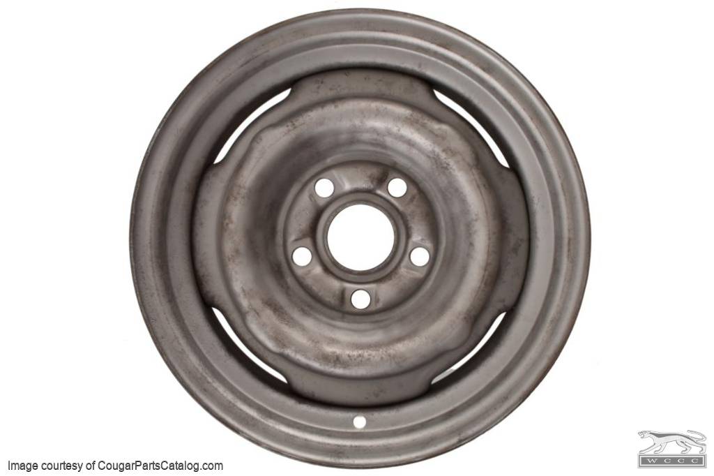 Stamped Steel Wheel - 14 X 5-1/2 - Stock - Used ~ 1967 - 1969 Mercury ...