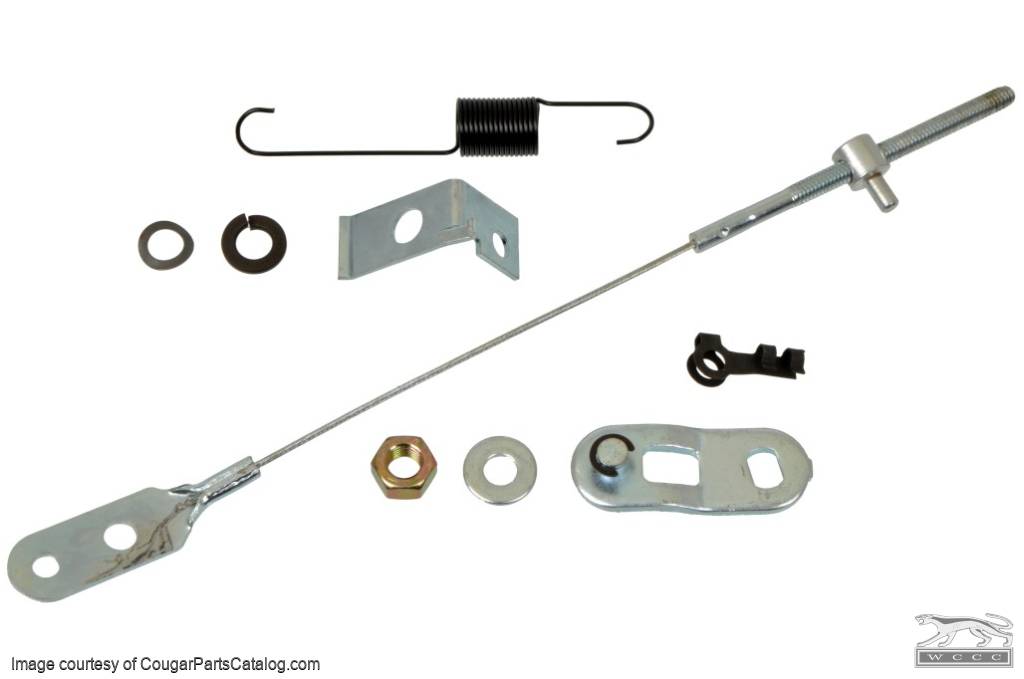 Kick Down Cable Kit - Automatic Trans - Repro ~ 1967 - 1968 Mercury ...