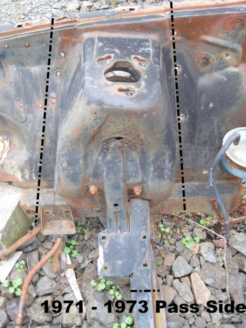 Shock Tower - Passenger Side - Used ~ 1971 - 1973 Mercury Cougar / 1971 ...