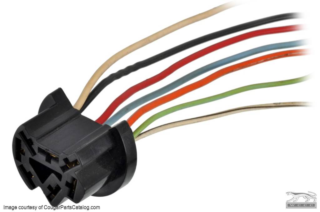Wiring Pigtail - Under Dash Harness to Windshield Wiper Switch - Used ...